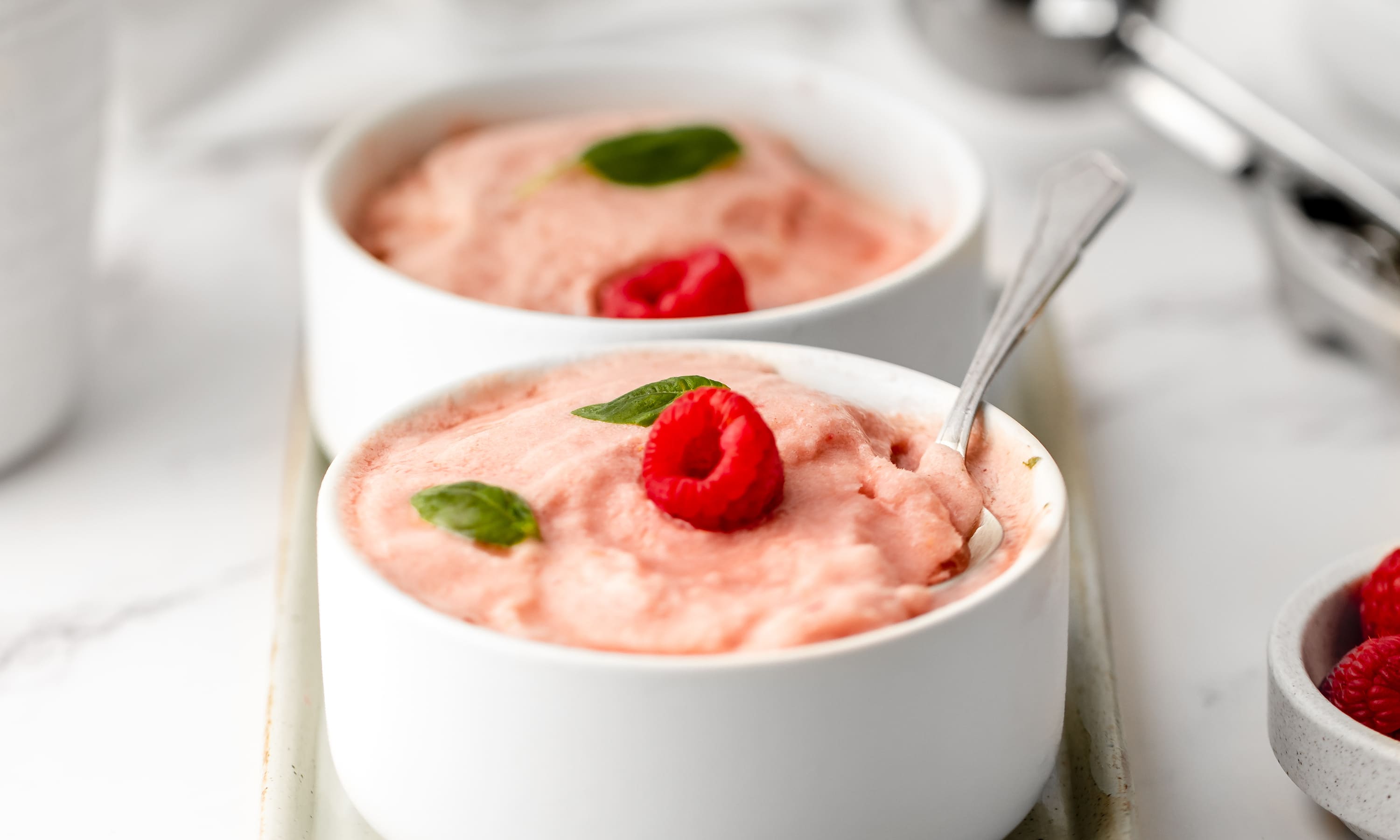 Guilt Free Raspberry & Basil Gelato – Ninja Kitchen New Zealand